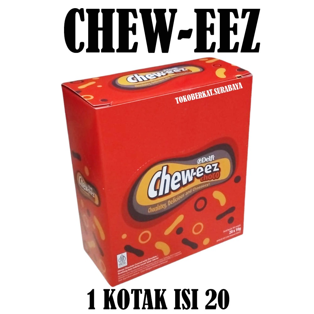 Jual DELFI CHEWEEZ CHEW-EEZ CHOCO KOTAK ISI 20 | Shopee Indonesia