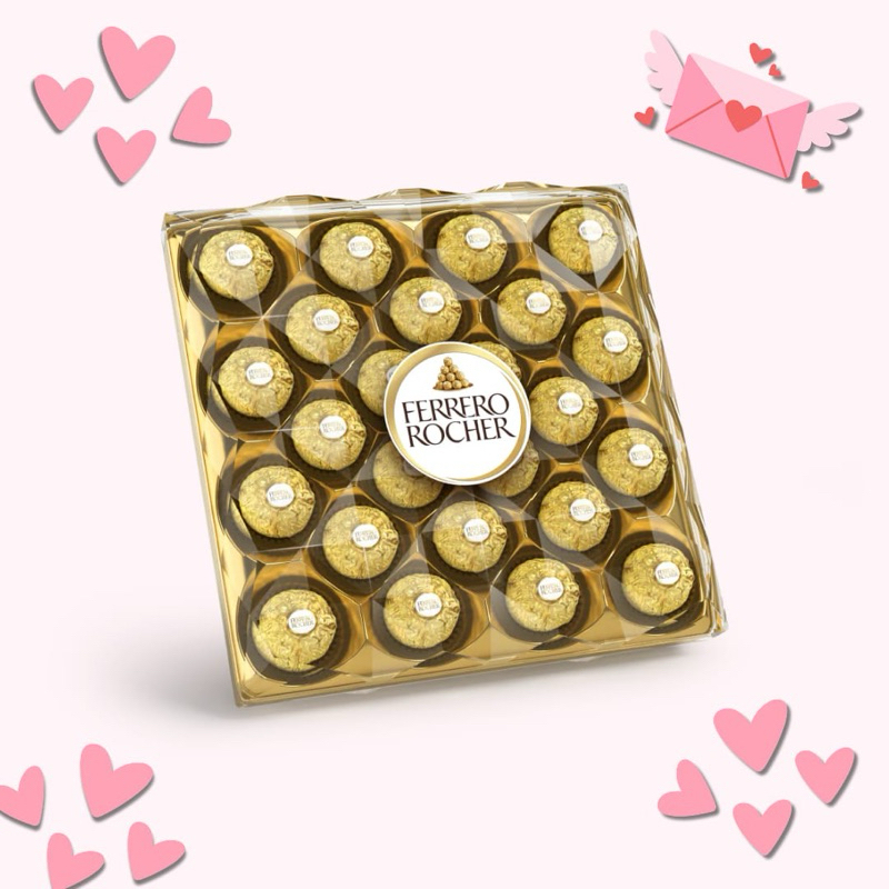 Jual FERRERO ROCHER COKLAT ISI 24 PCS // T24 HALAL BPOM FERRERO ROCHER ...