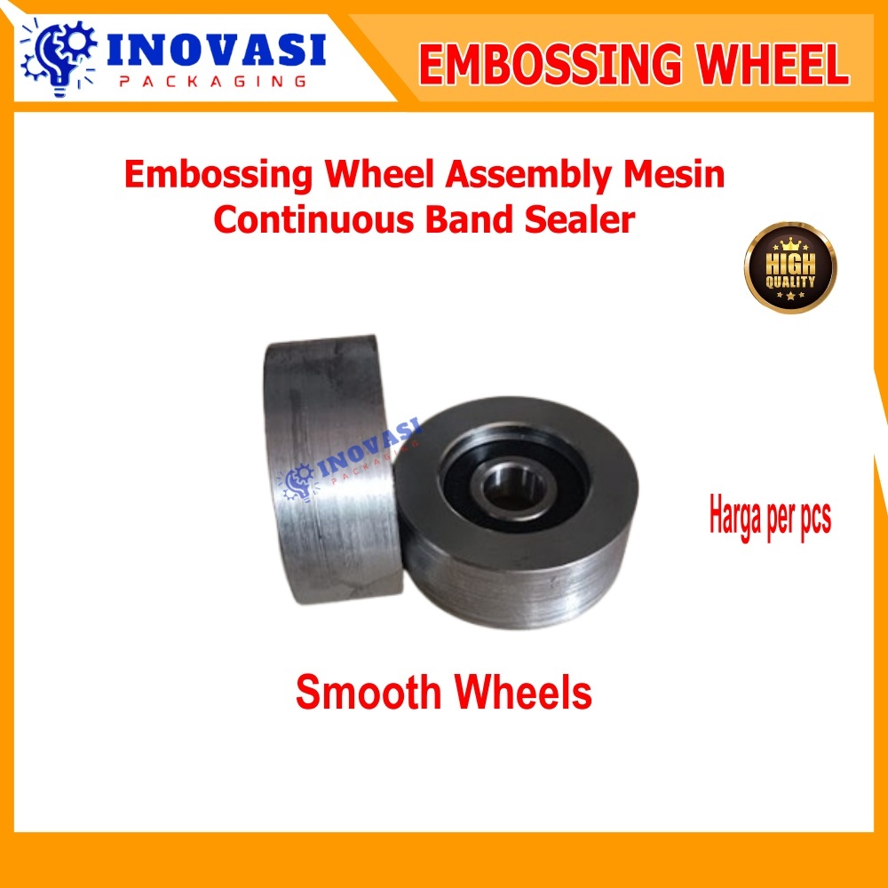 Jual Smooth Embossing Wheel Roller Roda Roll Press Polos Mesin ...