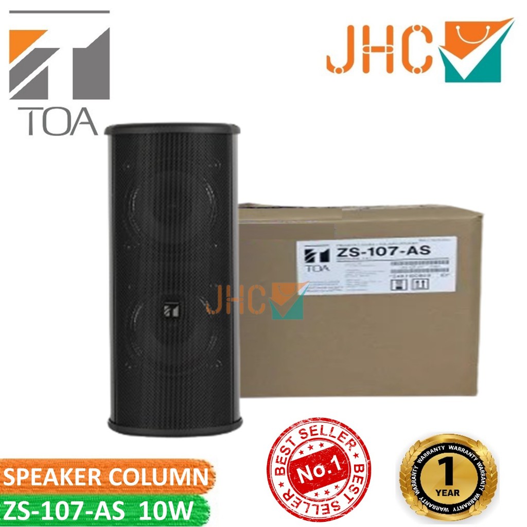 Jual TOA Speaker Column ZS-107-AS 10 Watt - Speaker Dinding Ruangan ...