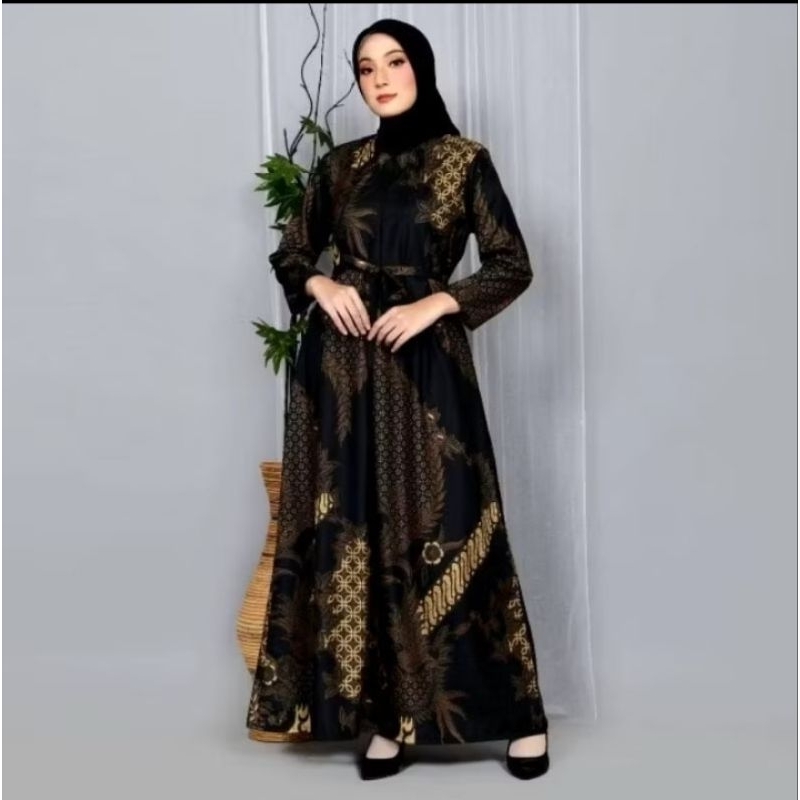 Jual GAMIS BATIK KONDANGAN/DRES MODEL ABAYA SYAR'I/GAMIS BATIK MOTIF ...