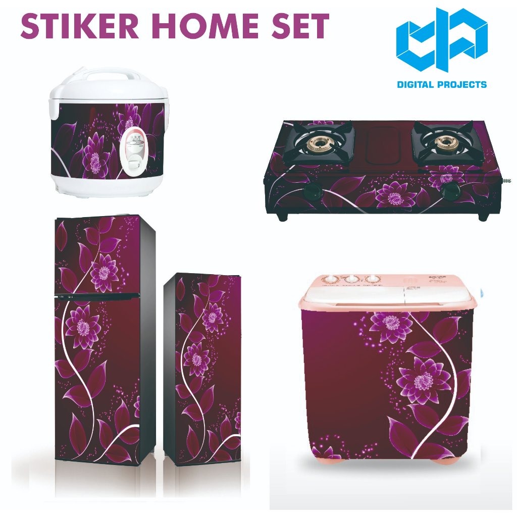 Jual Digital Projects Home Set Stiker Premium Sticker Kulkas Kompor ...