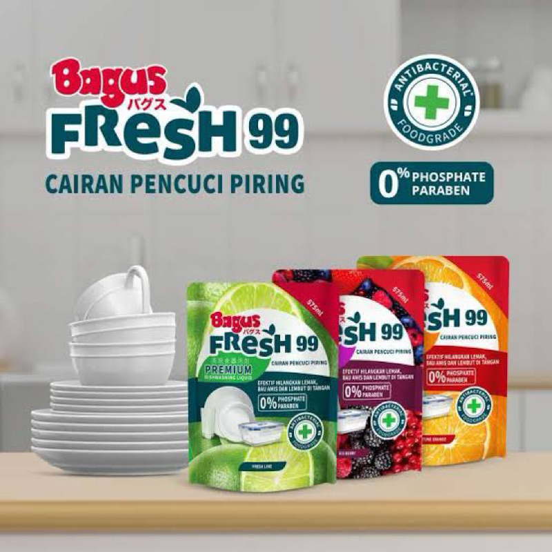 Jual Bagus Fresh 99 sabun cuci 575ml | Shopee Indonesia