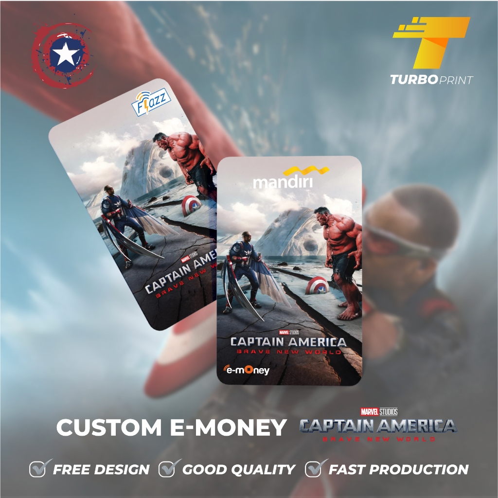 Jual CUSTOM E MONEY CAPTAIN AMERICA SPECIAL EDITION / FLAZZ BRIZZI ...