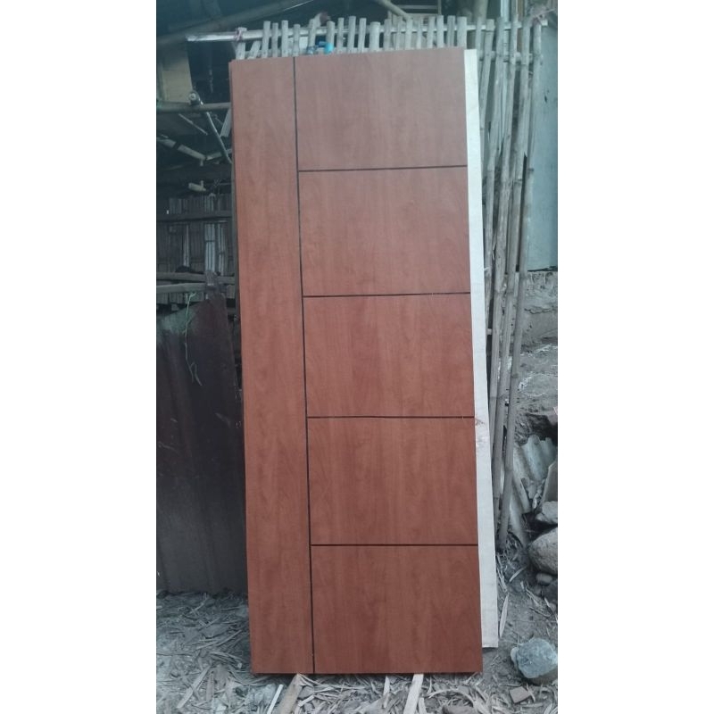 Jual Pintu cokelat bata E | Pintu rumah | pintu triplek | pintu ...