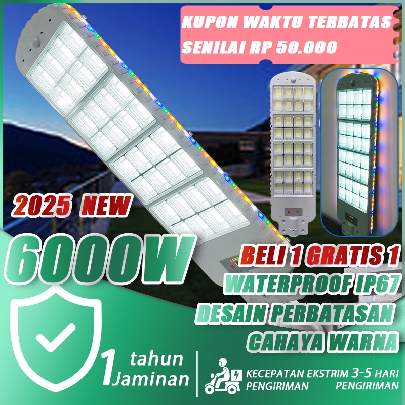 Jual 【Beli 1 Gratis 1 】Lampu Jalan Surya 6000W/ Lulusan Dewan Surya ...
