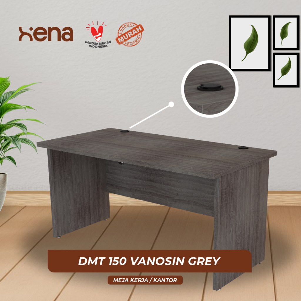 Jual Xena Furniture - DMT 150 Vanosin Duende Sonoma Grey / Meja Kerja ...