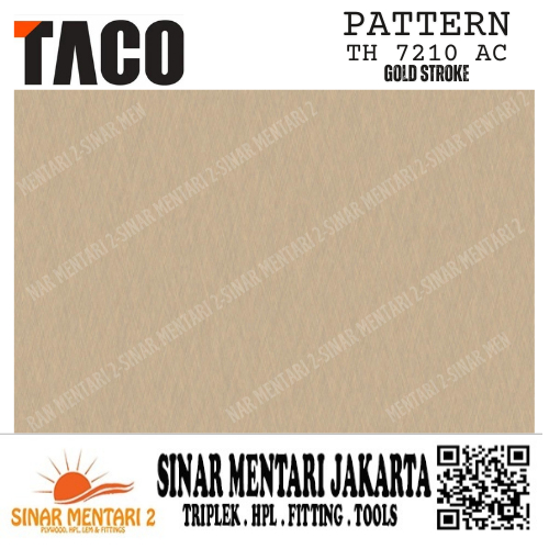 Jual TACO HPL WOODGRAIN TH 7210 AC GOLD STROKE | Shopee Indonesia