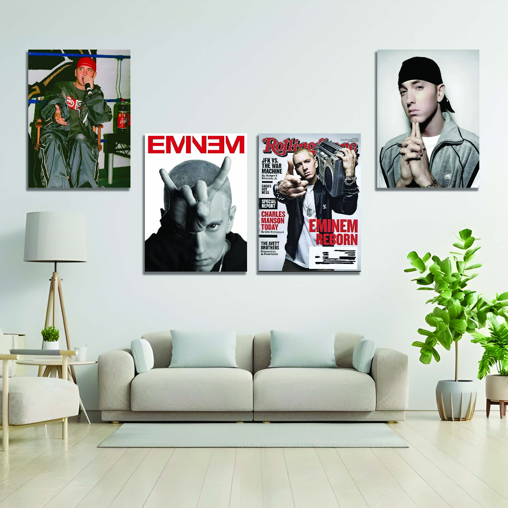 Jual [BM Poster Premium] EMINEM (30 cm x 40 cm) || Hiasan Dinding ...
