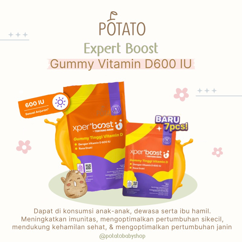 Jual Expert Boost Gummy Vitamin D 600 IU Anak dan Dewasa 30 Gummies / 7 ...