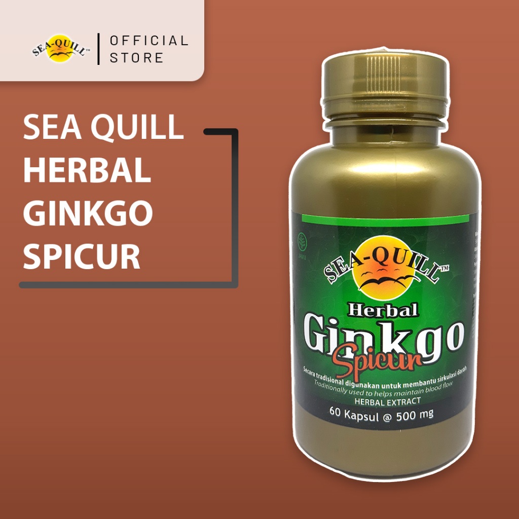 Jual Sea Quill HERBAL GINKGO SPICUR 60 kapsul | Shopee Indonesia