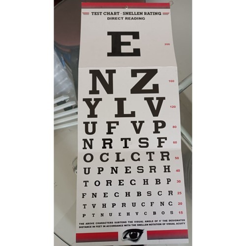 Jual Snellen Test Card Huruf Untuk Test Mata Alat Tes Mata Rabun Cek ...