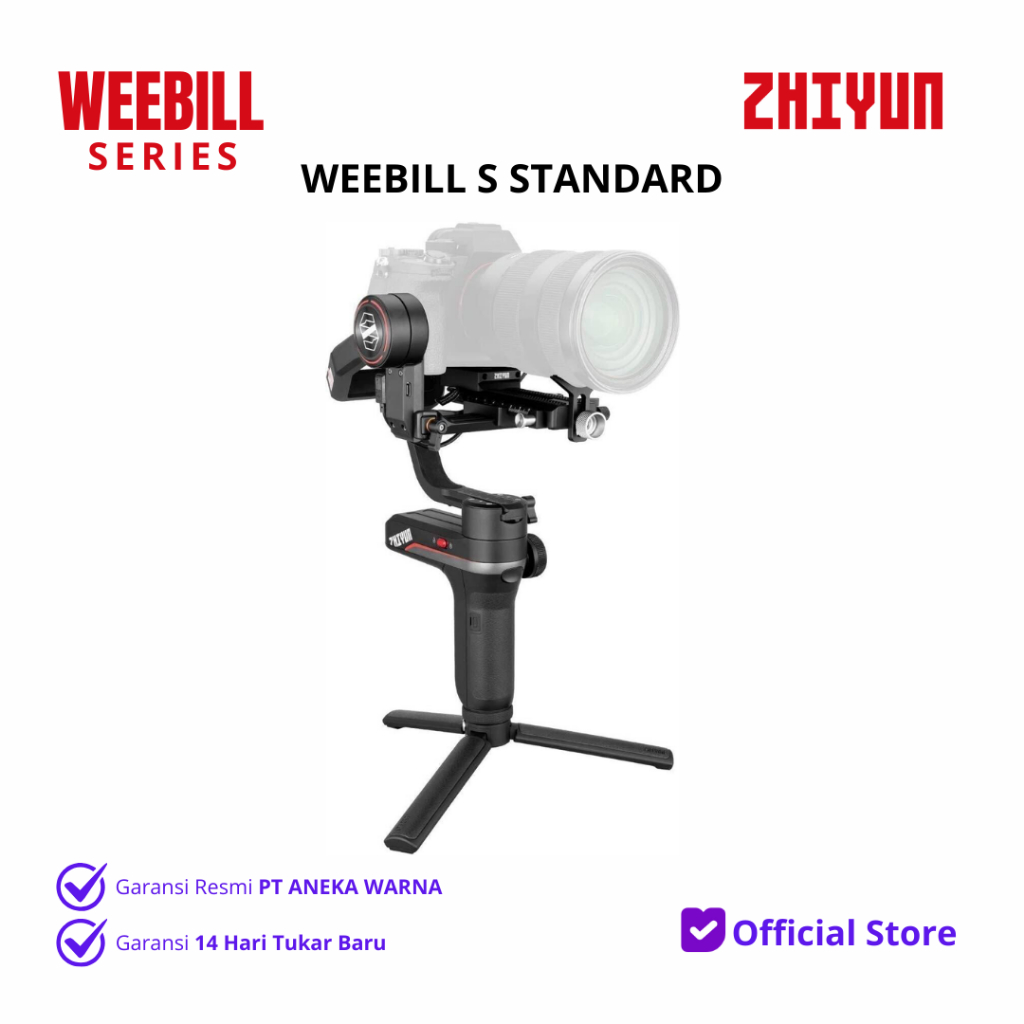 Jual Zhiyun Tech WEEBILL S GIMBAL FOR KAMERA DSLR MIRRORLESS PRO ...