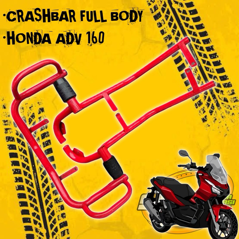 Jual Crashbar Honda ADV 160 Full Body Tubular ADV 160 Full Body Plus ...