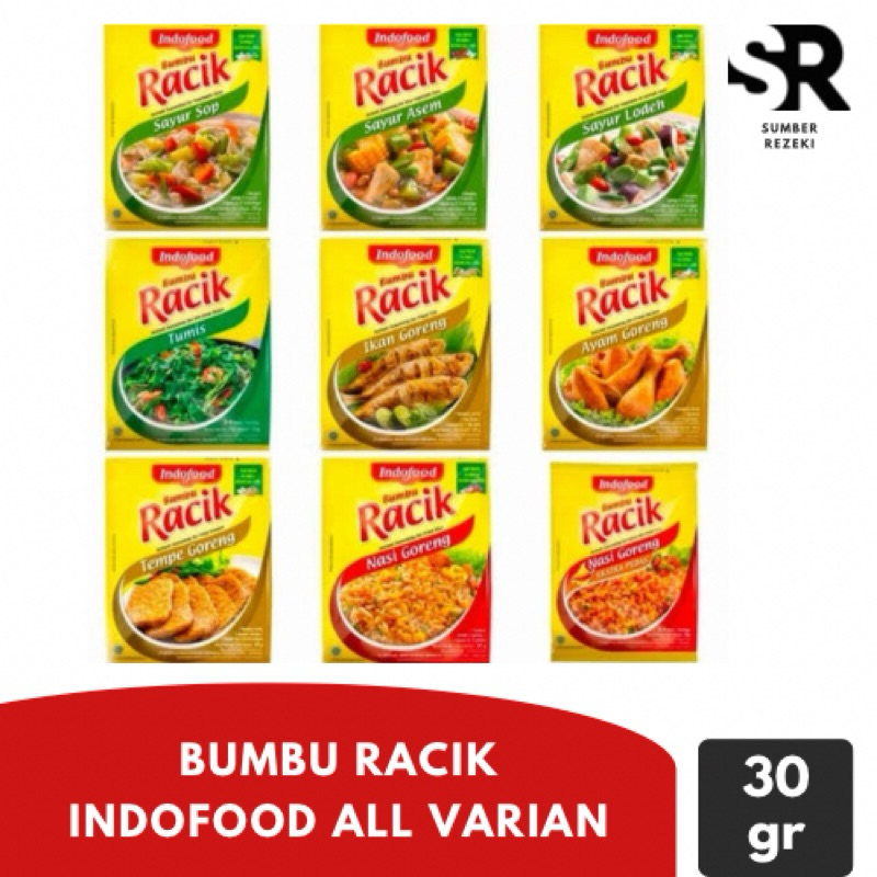 Jual Bumbu Racik Indofood - All Varian 30gr | Shopee Indonesia