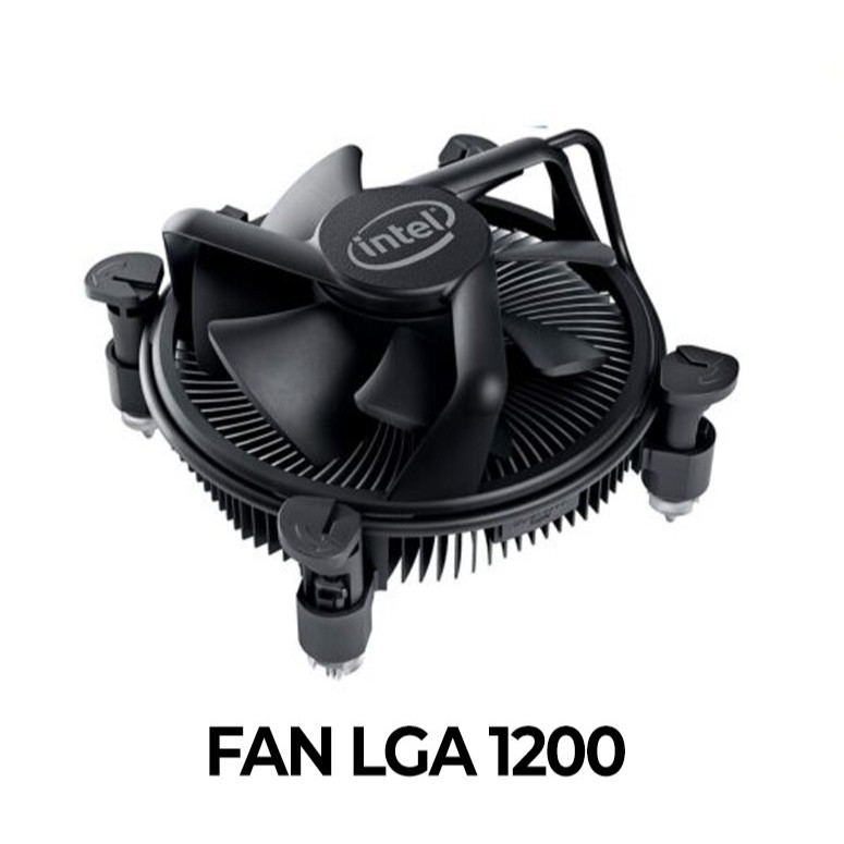 Jual Fan processor intel lga 1200 i3 i5 i9 i7 w/ temperature control Black - cpu cooler heatsink ...