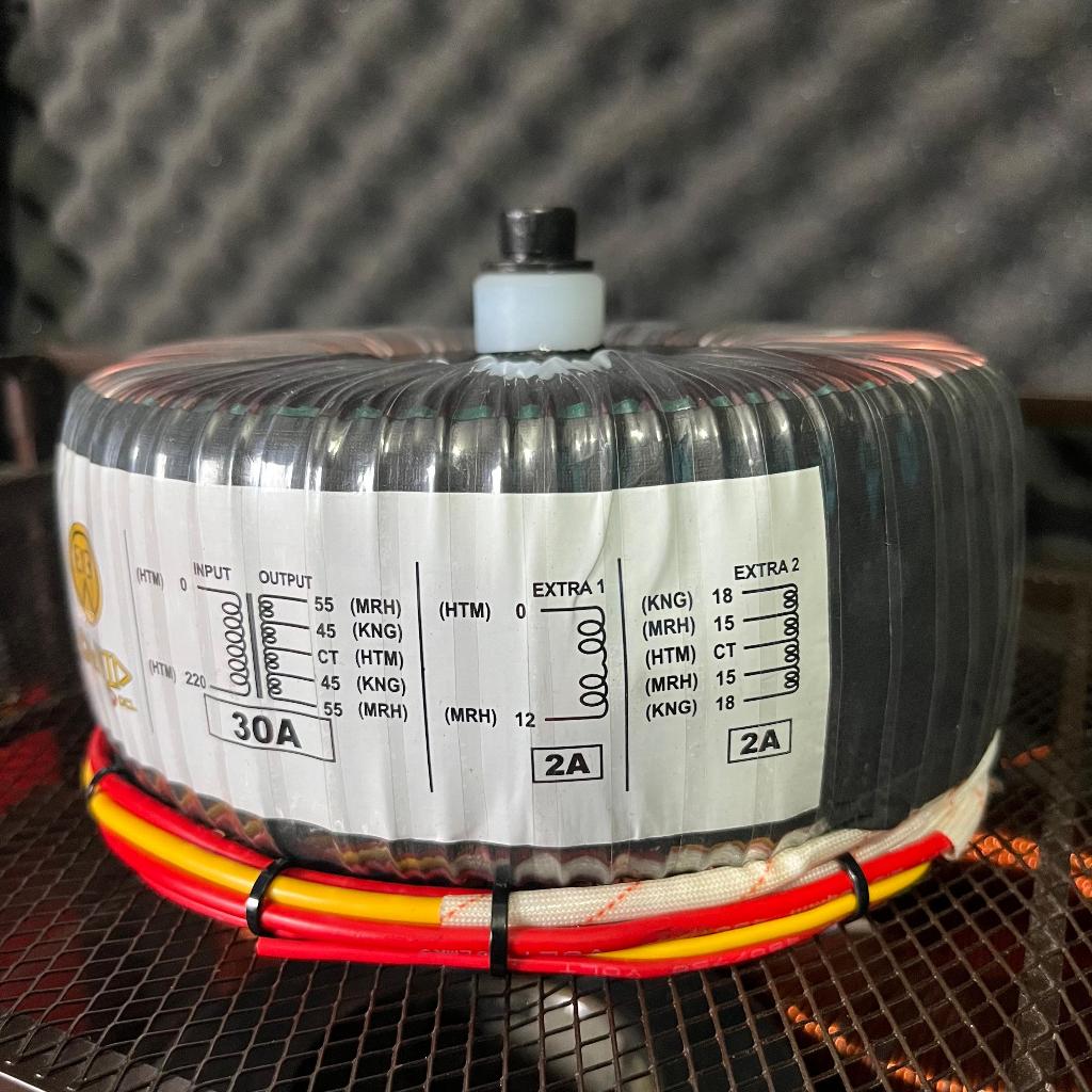 Jual Trafo Toroid Donat LOWMID 30A CT 45V 55V 65V Spek STANDAR | Shopee Indonesia