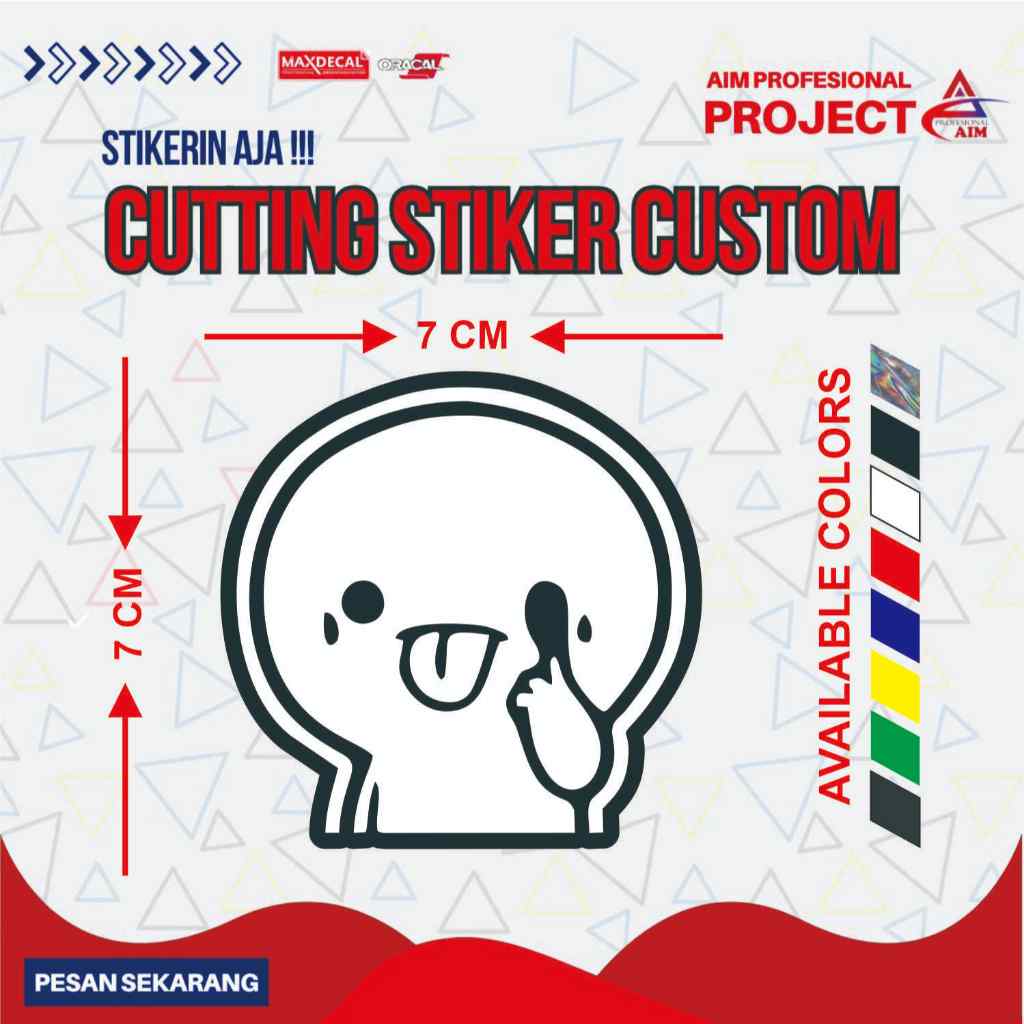 Jual Cutting Stiker, Melet Meme, Lucu, Stiker Helm dan Motor | Shopee ...