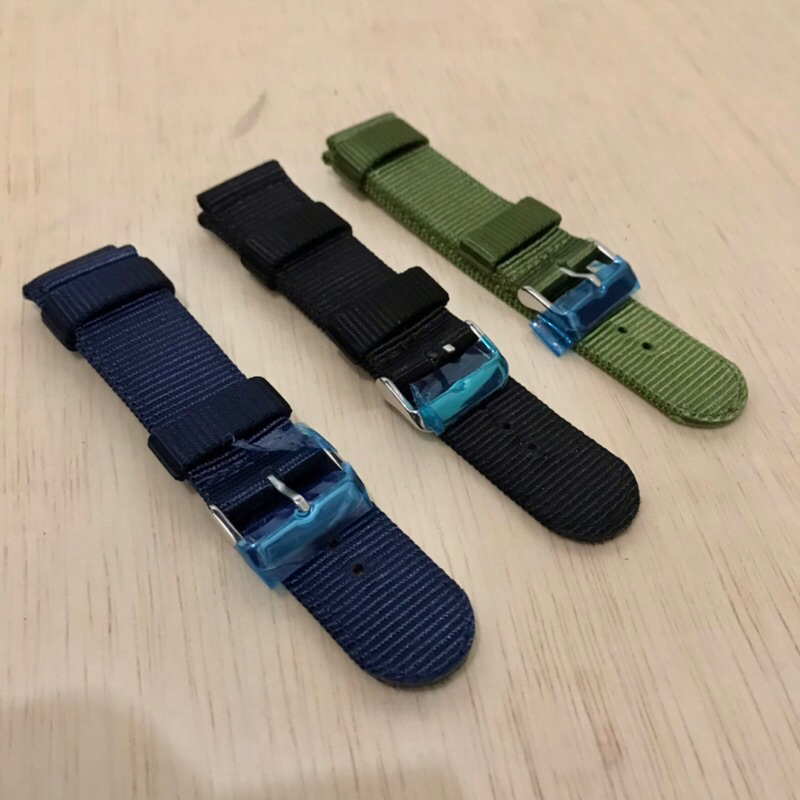 Jual Strap Tali Jam Tangan bahan canvas tebal ukuran 18mm 20mm 22mm ...
