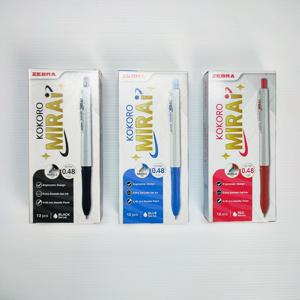 Jual Asaba Stationery - Pen/Pulpen/Bulpen Gel Zebra Kokoro Mirai 0.48mm ...