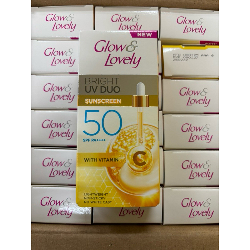 Jual Glow & Lovely Bright UV DUO Suncreen spf 50 PA++++ 30 g | Shopee ...