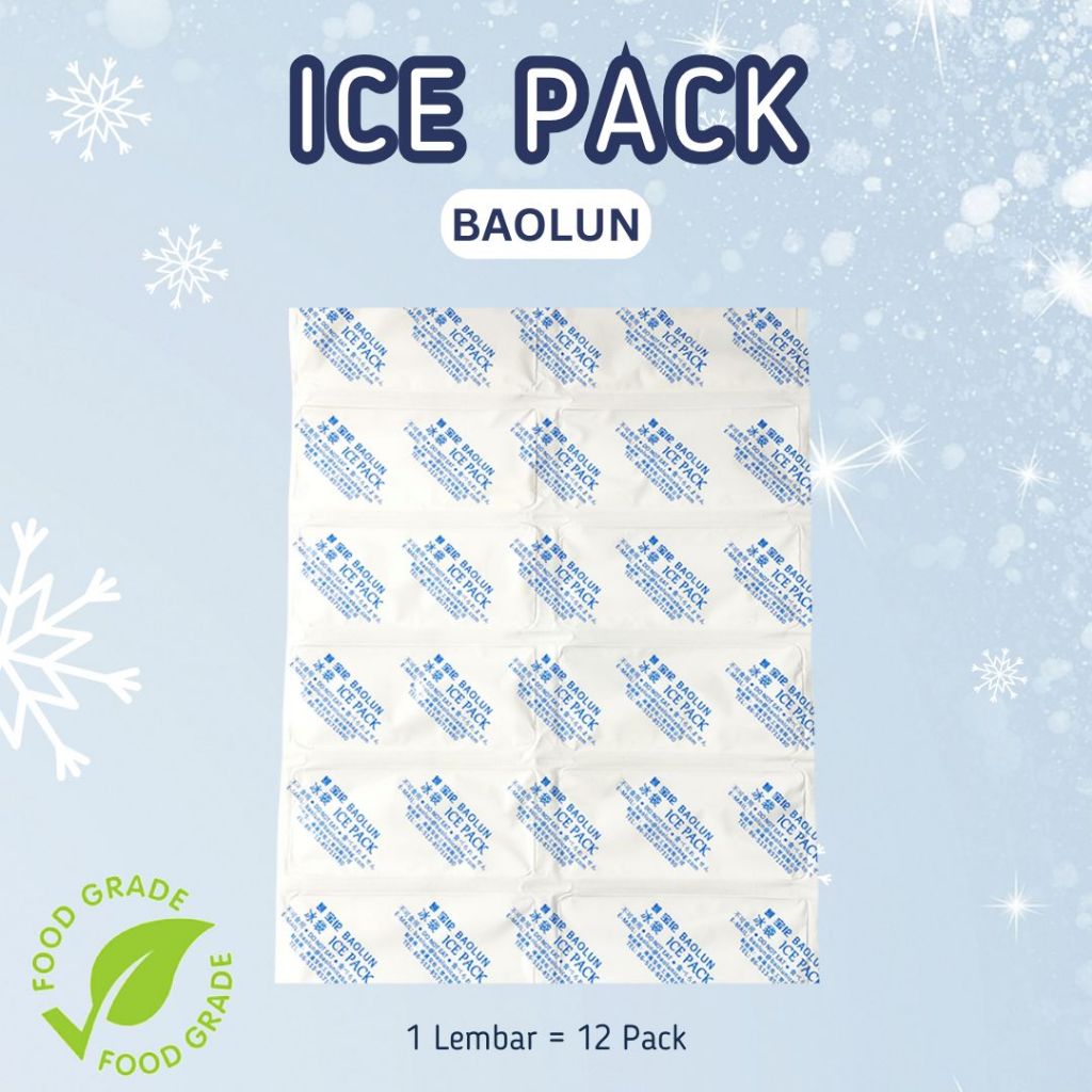 Jual Ice Pack Ice Gel Lembaran Isi 12pc untuk Cooler Bag Cooler Box ...