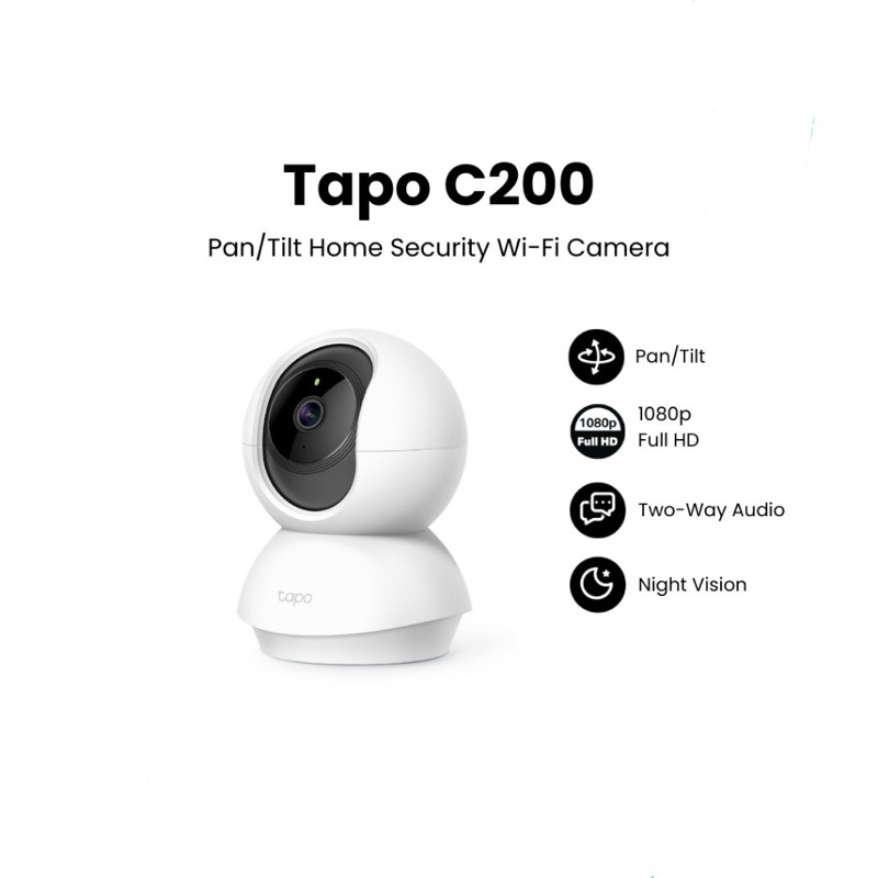 Jual Tapo C200 Pan/Tilt Security Wi-Fi Camera | Shopee Indonesia