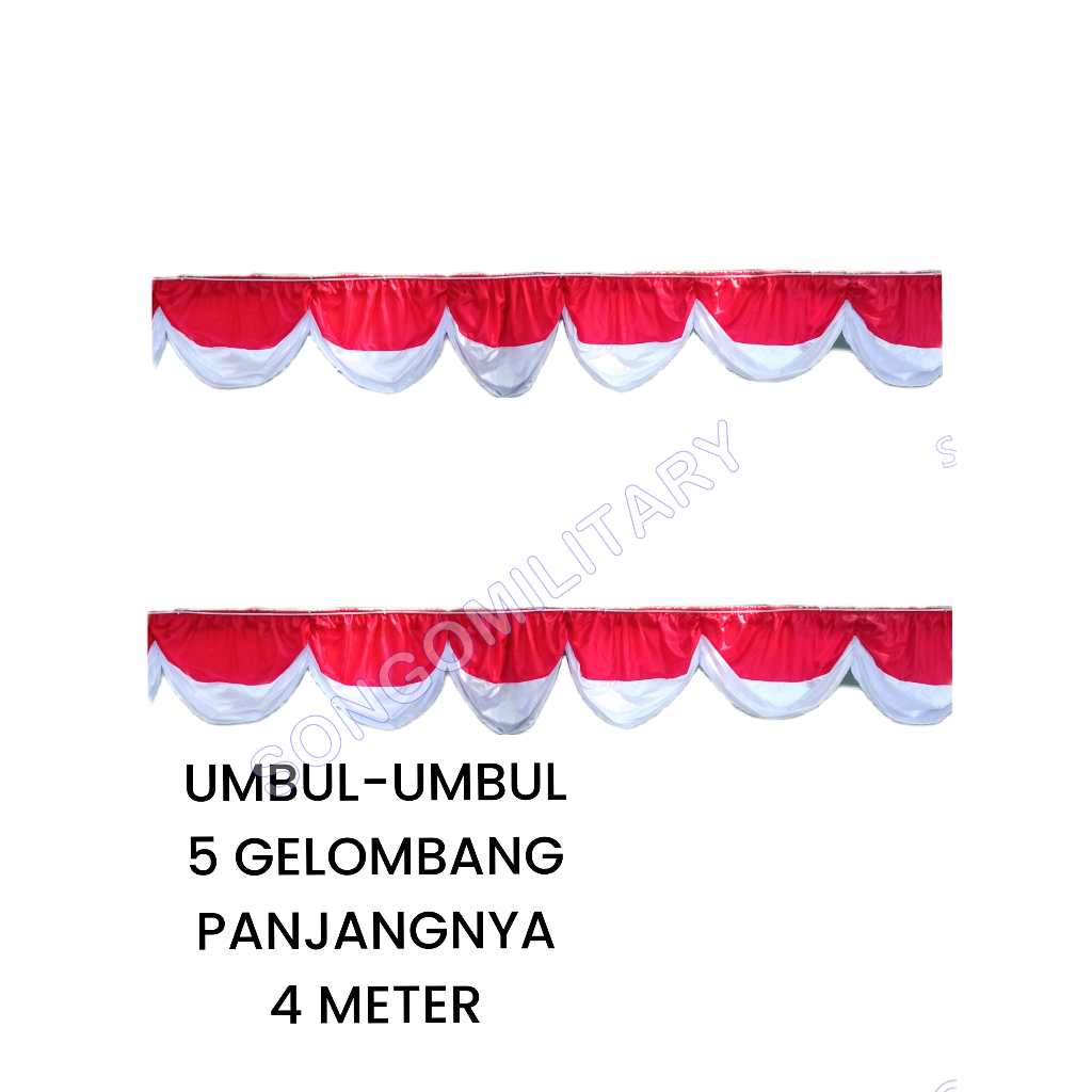 Jual Bendera Panjang 5 Gelombang / Bendera Merah Putih / Umbul Umbul Merah Putih | Shopee Indonesia