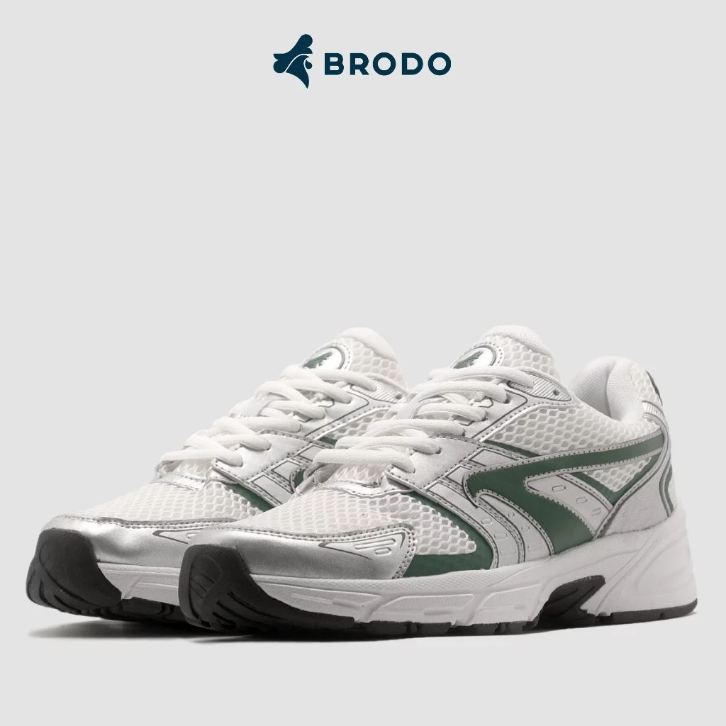 Jual BRODO - Sneakers Ace Neptune Silver Green WS | Shopee Indonesia