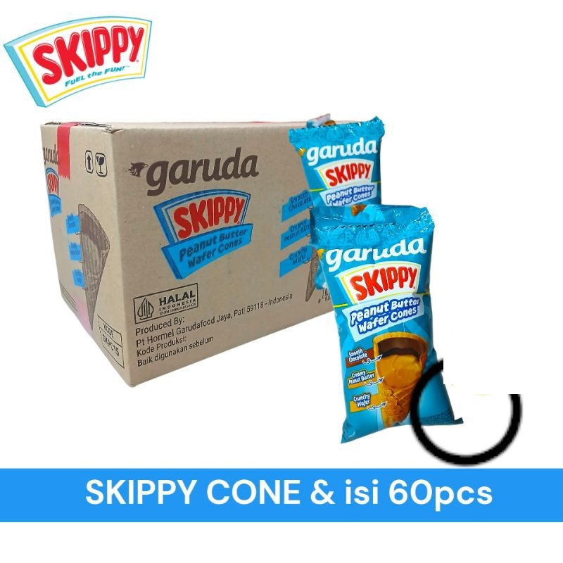 Jual SKIPPY WAFFER CONE DUS ( 60 PCS ) | Shopee Indonesia