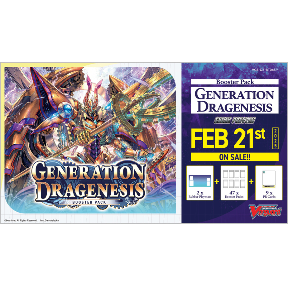 Jual Cardfight Vanguard Generation Dragenesis Sneak Preview Kit BT06 | Shopee Indonesia