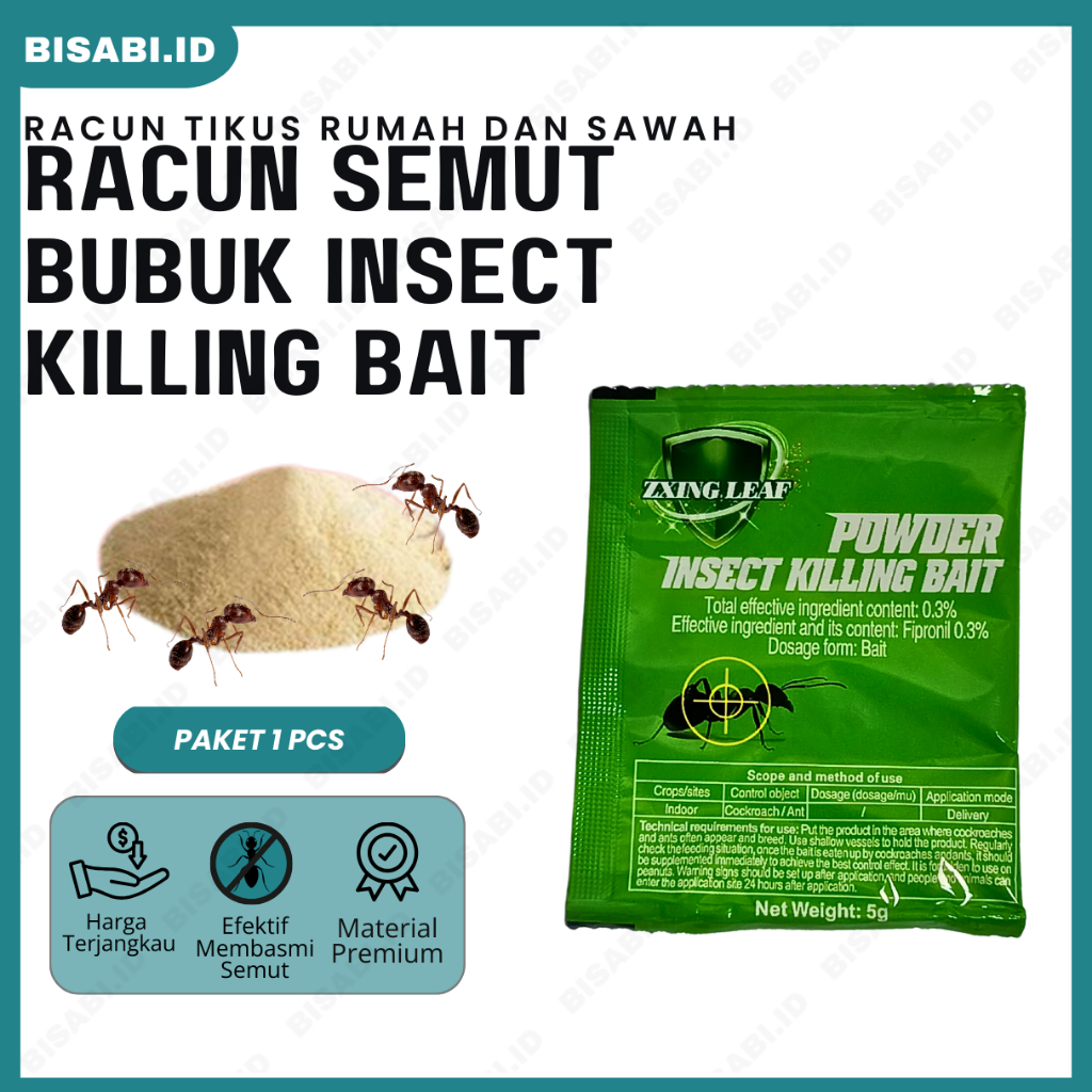 Jual RACUN SEMUT Ampuh membasmi sampai ke koloni Ratu Semut Tanpa Umpan ...