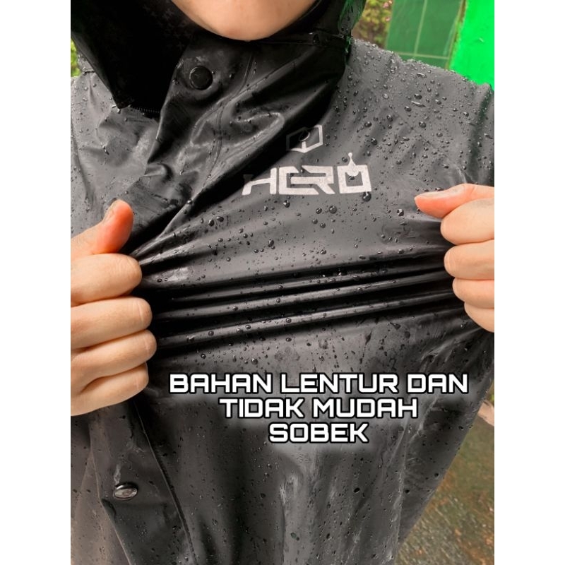 Jual RAINCOAT !! JAS HUJAN Pria Wanita BY HERO BAHAN PVC 025 BEST QUALITY ANTI REMBES | Shopee ...