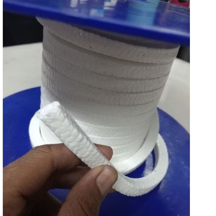 Jual ( 1mtr ) Gland Packing Teflon 6mm x 6mm / Gland Packing ptfe ...