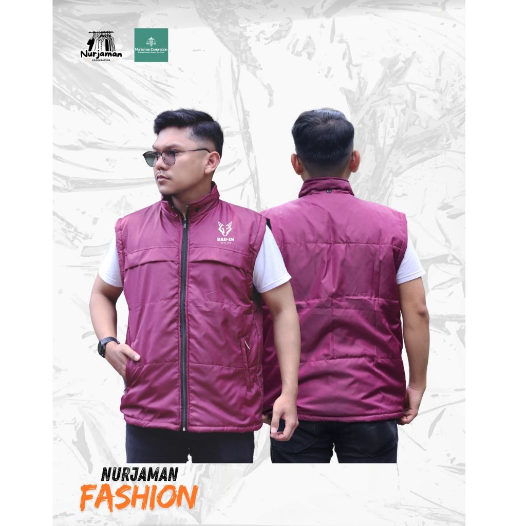 Jual Rompi Parasut BAD-IN - Gaya Maskulin untuk Pria Aktif / rompi ...