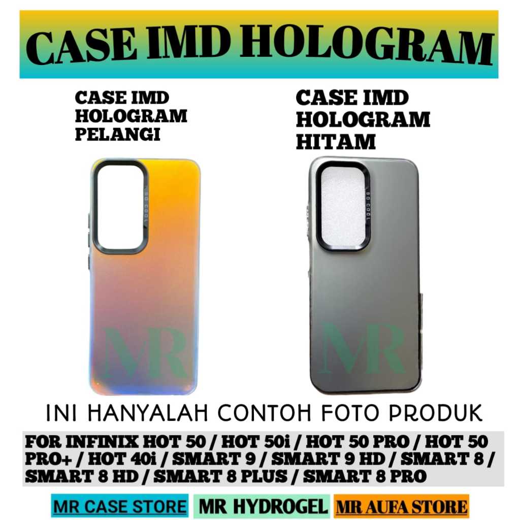 Jual Softcase IMD Hologram Aurora PELANGI DAN SILVER HITAM FOR INFINIX HOT 60 / 60i / HOT 50 ...