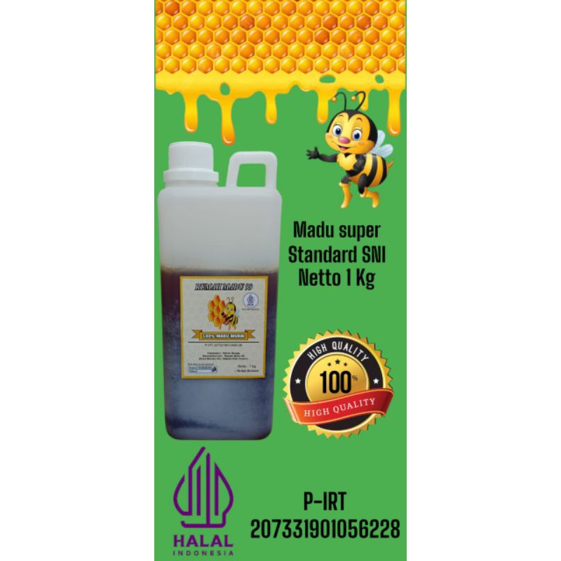 Jual MADU SUPER SNI BAGUS 1 KG | Shopee Indonesia