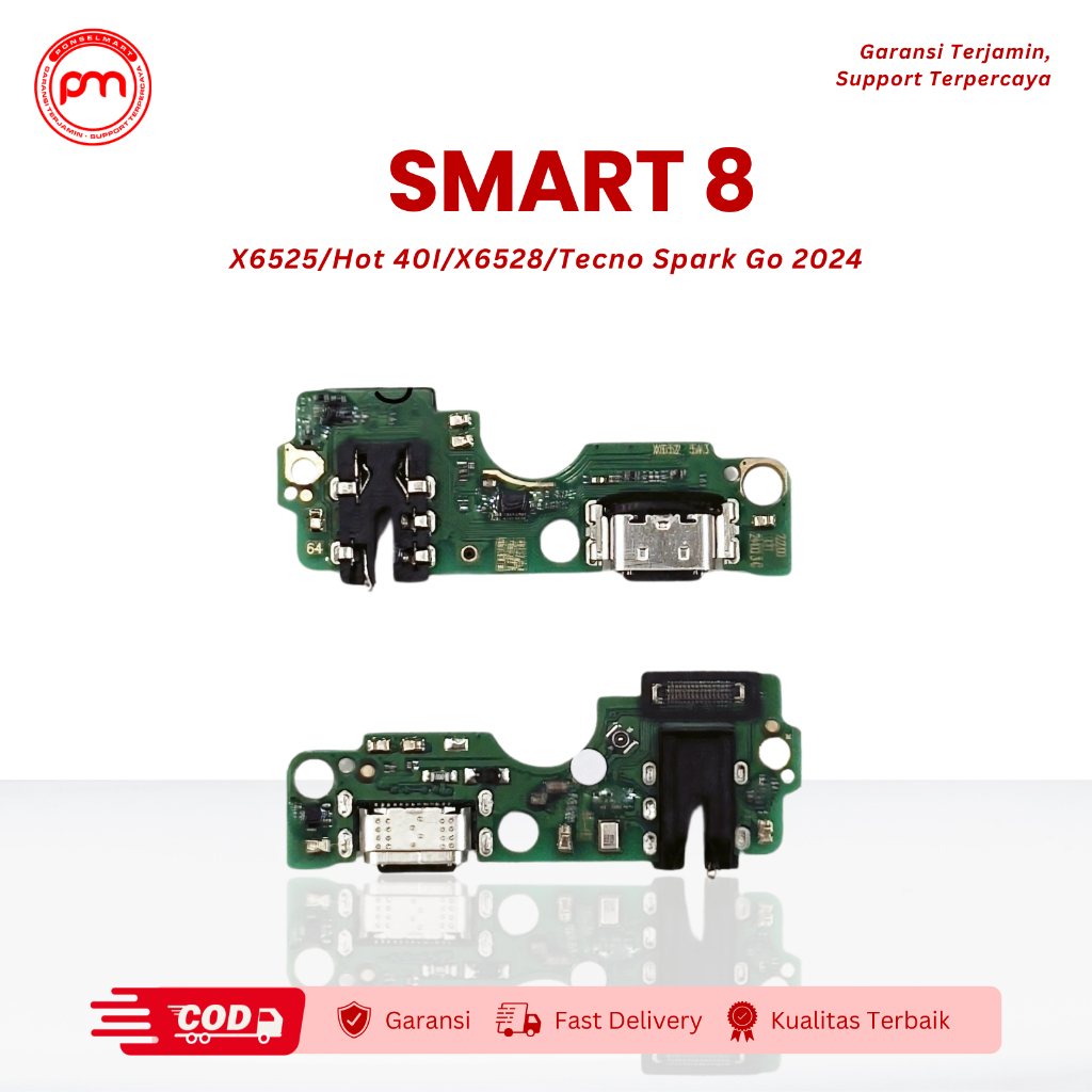 Jual UI Board Connector Charger Infinix Smart 8 X6525 Hot 40I X6528 ...