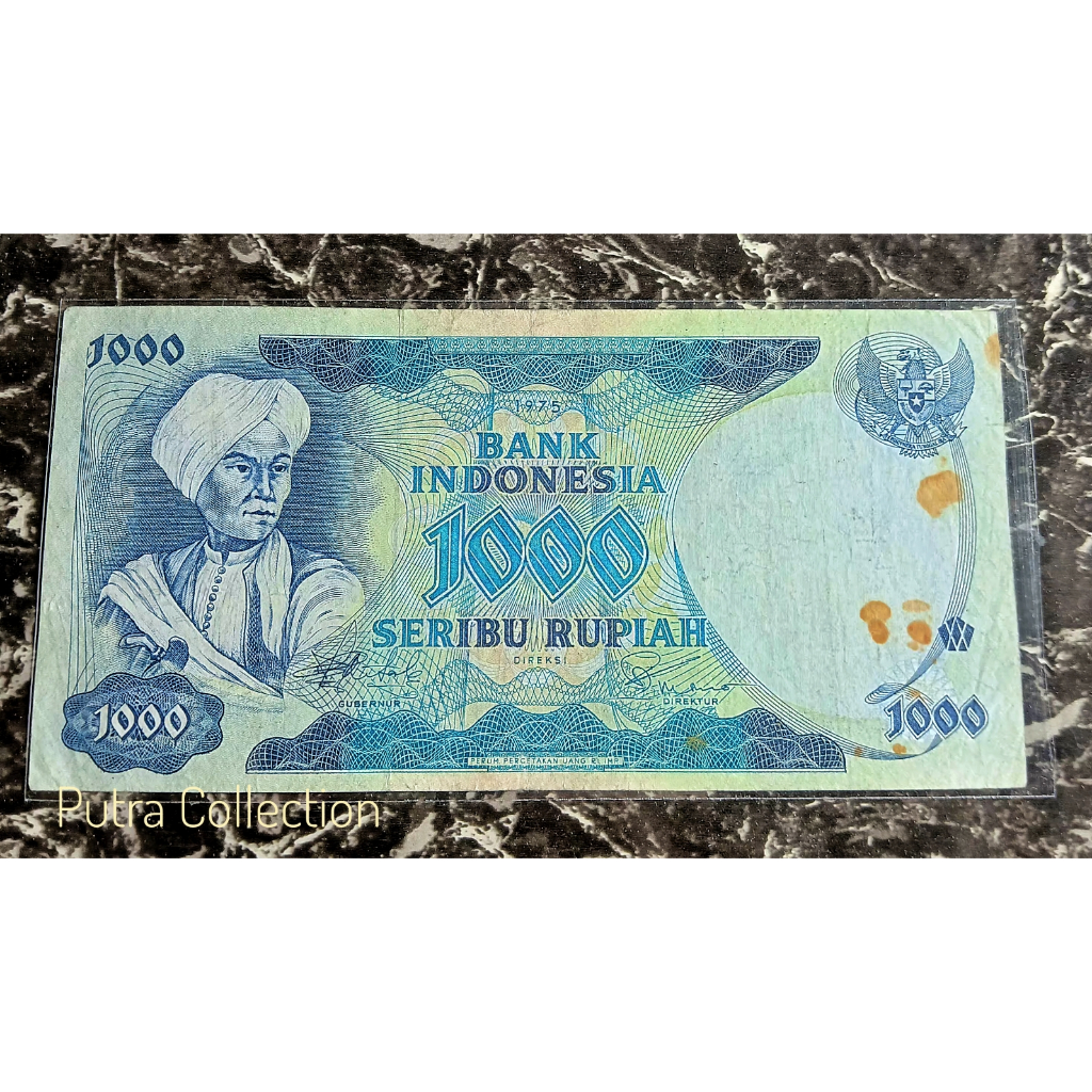 Jual Uang 1000 Rupiah Pangeran Diponegoro Tahun 1975 (V46) | Shopee Indonesia