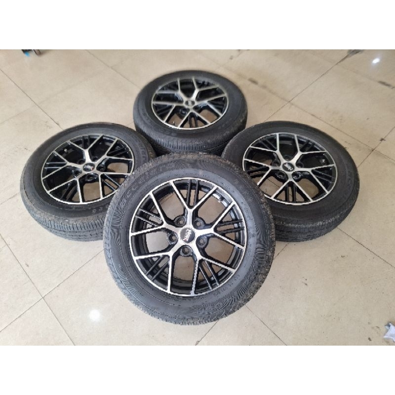 Jual Velg Mobil Bekas Hsr Capri Ring 16 Lubang 5 Plus Ban | Shopee Indonesia