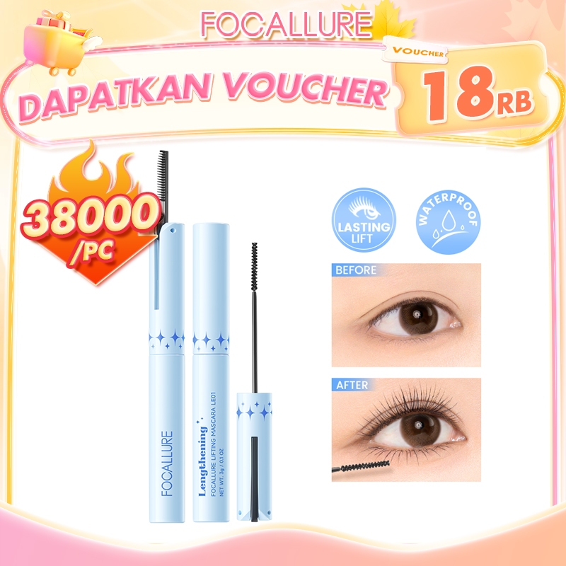 Jual FOCALLURE Pro-Length 2MM Ultra-fine Waterproof Mascara Extra Curl ...