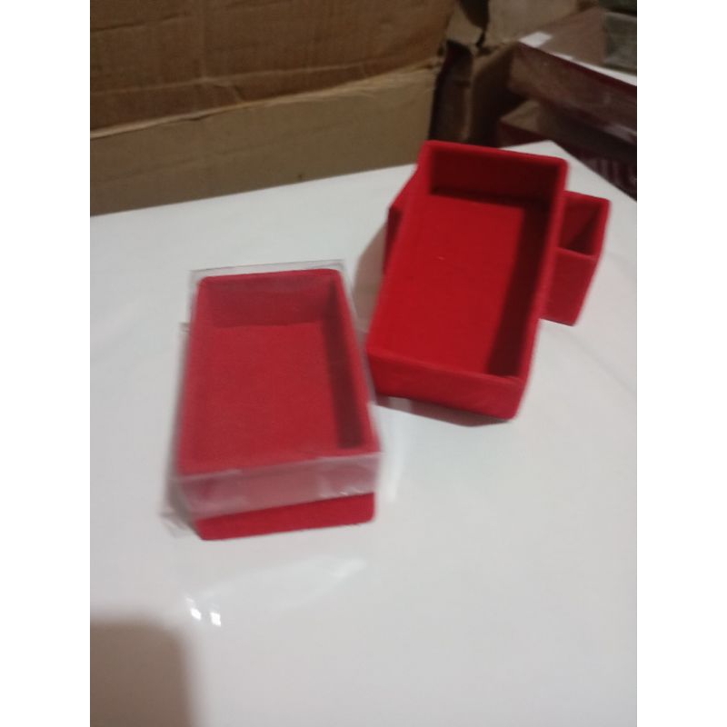 Jual kotak box bludru tempat penyimpanan, kemasan perhiasan, aksesoris ...