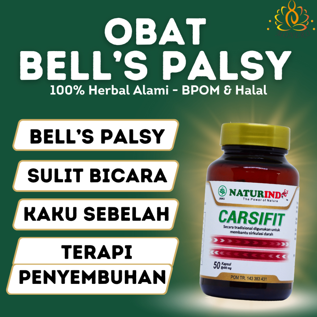 Jual Obat Bell's Palsy Wajah Lumpuh Sebelah Kaku Mati Rasa Stroke ...