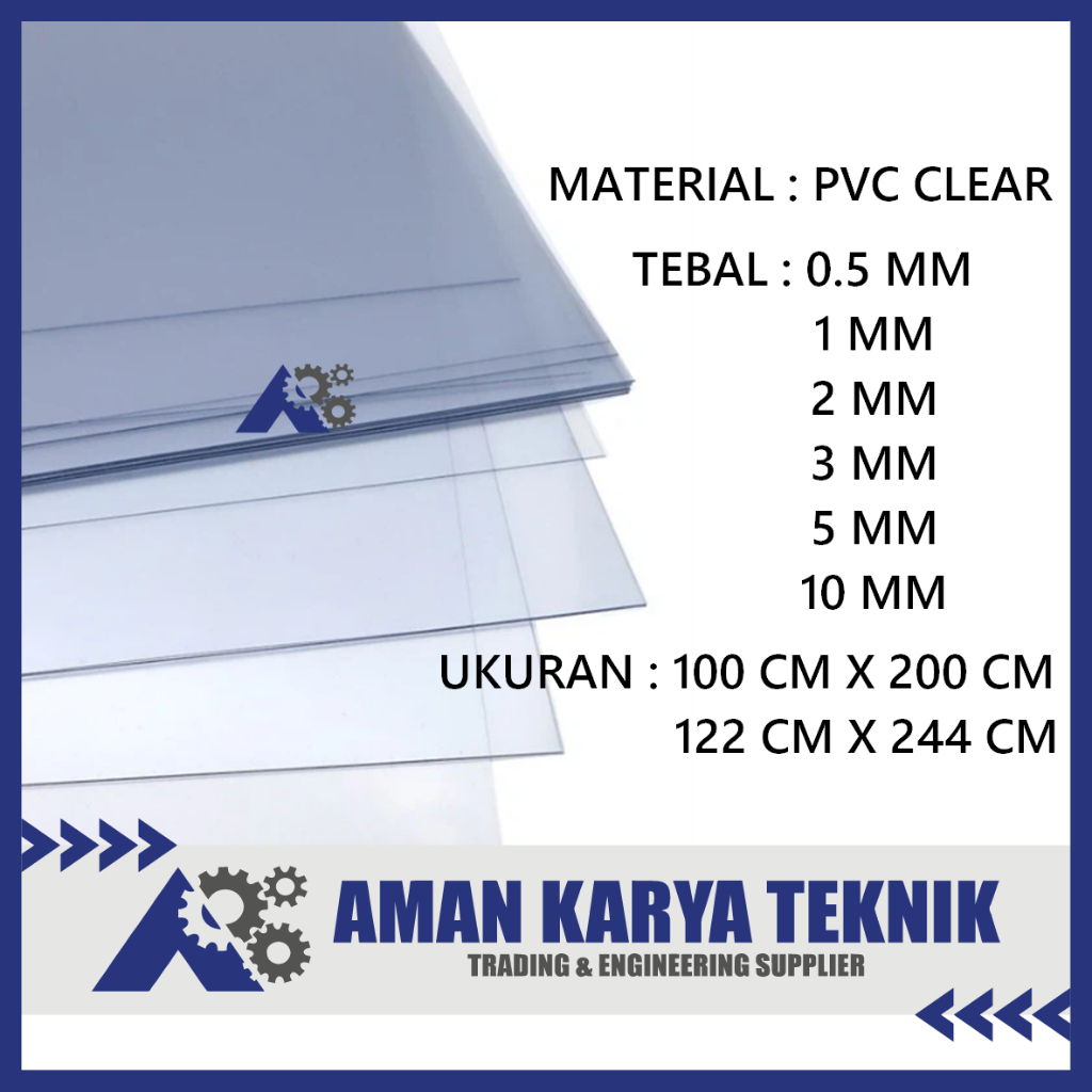 Jual PVC Bening Lembaran (PVC Clear Sheet ) | Shopee Indonesia