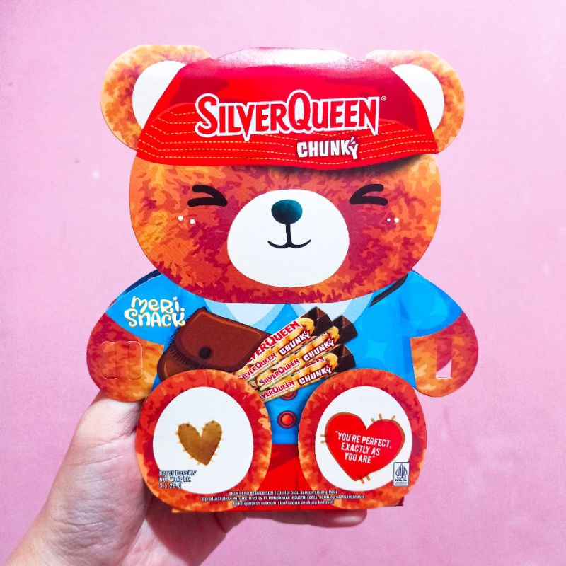 Jual Silver Queen Chunky Bear Chocolate 3 x 30gr / SilverQueen Cokelat ...