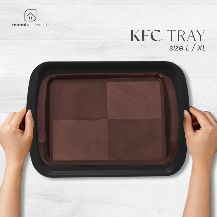Jual [ MONO ] KFC TRAY L & XL/ TRAY RESTORAN/ TRAY MAKANAN/ NAMAPAN ...