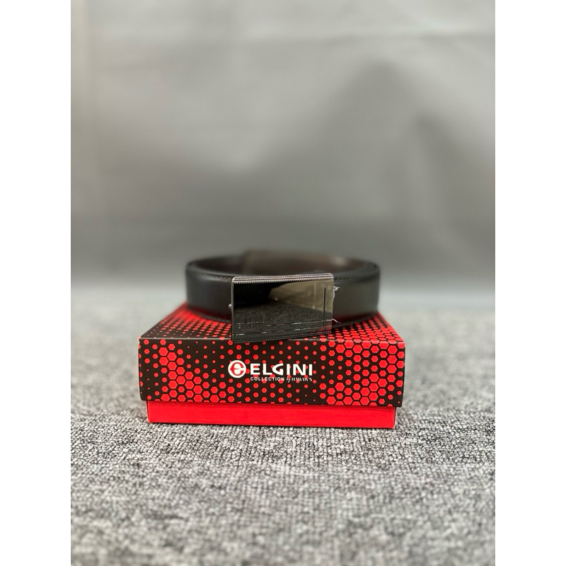 Jual ELGINI - Black Men’s Belt - code; AP 2164 | Shopee Indonesia