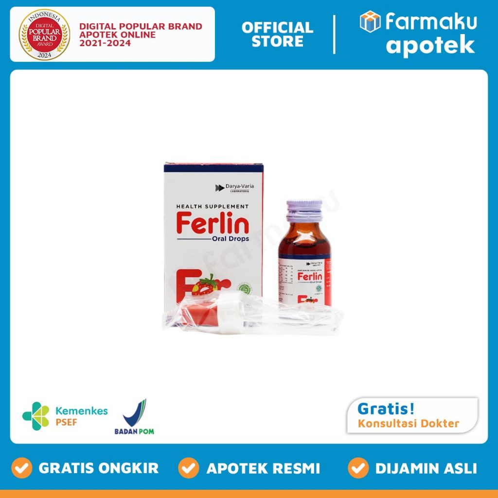 Jual Ferlin Drops 30 ml - TJD | Shopee Indonesia