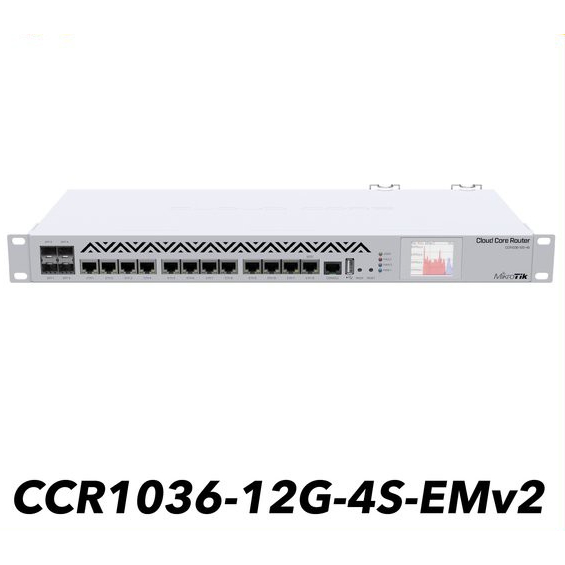 Jual Mikrotik CCR-1036- 12G-4S EMV2 | Shopee Indonesia