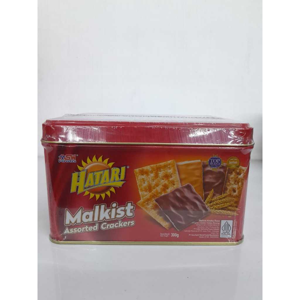 Jual HATARI ASSORTED MALKIST CRACKERS | KEMASAN KALENG 300 GR ...